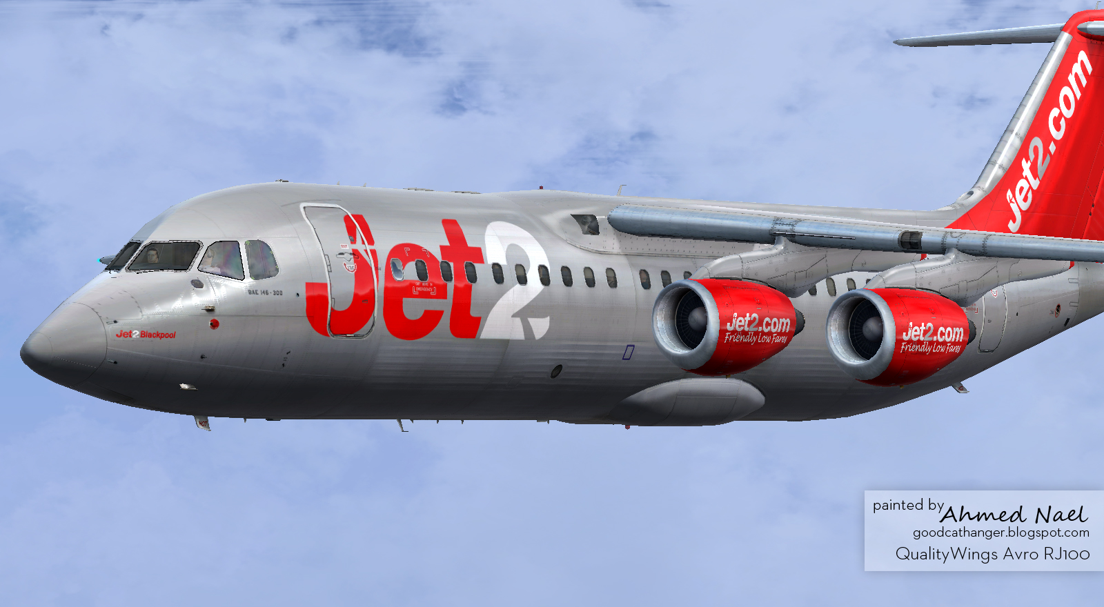 GoodCat Hangar: Jet2.com - BAe Avro RJ100 - QualityWings